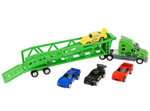 Fast Lane Race Car Carrier with 4 Cars | eBay