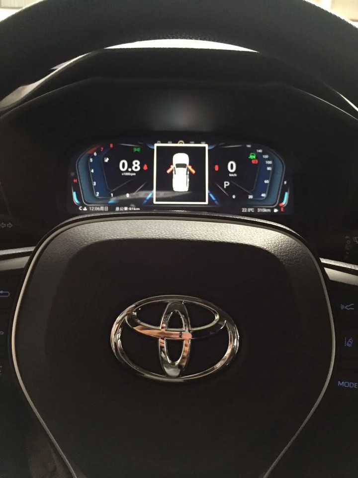 12.3 '' LCD Auto Digital GPS Speedometer Cluster Dashboard for To'yota ...