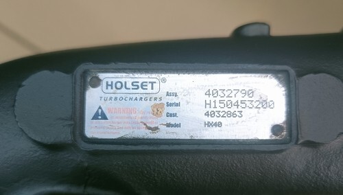 Turbocharger Holset HX40 T4 16cm twin scroll made Huddersfield | eBay