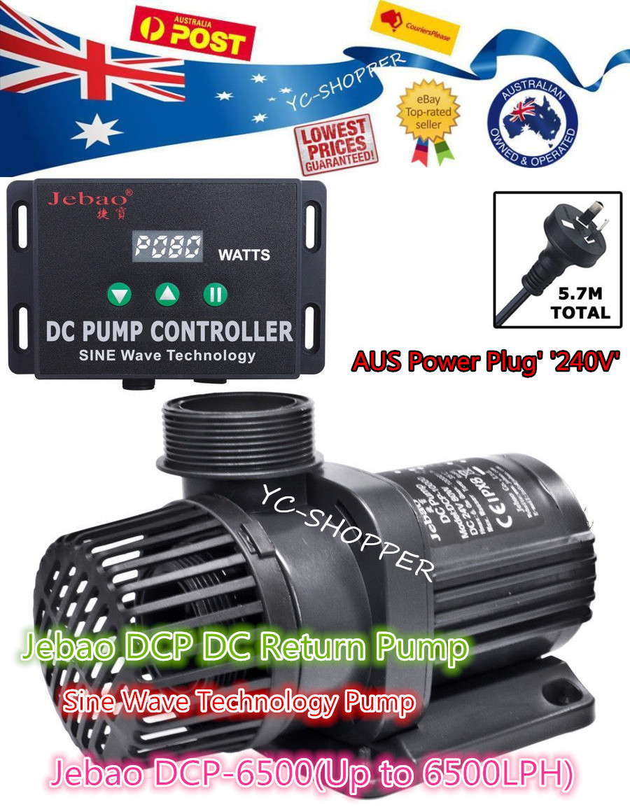Jebao DCP-6500 DC Aquarium Marine Tank Circulation Pump & Controller Quite | eBay Australia