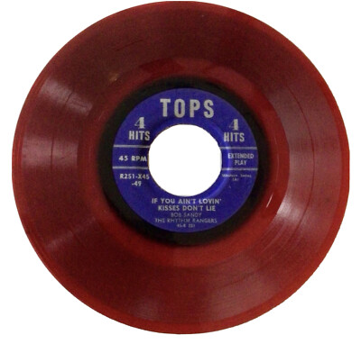 RARE! EP 45rpm RUSTY HOWARD side 1+BOB SANDY side 2 RED VINYL -TOPS ...