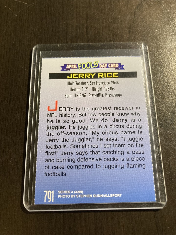 Jerry Rice SPORTS ILLUSTRATED KIDS CARD T9-168 | eBay