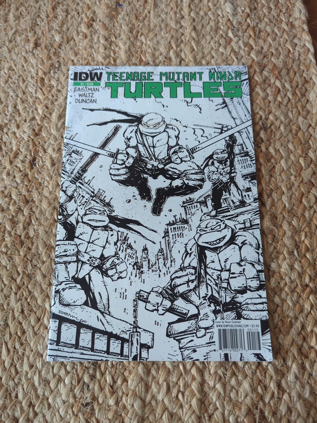 Teenage Mutant Ninja Turtles #1 (IDW comic 2011) TMNT 3rd Print 1F ...