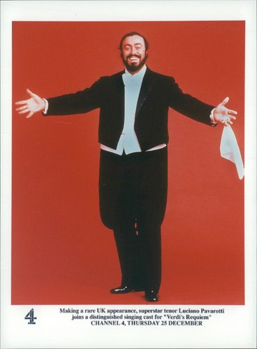 Luciano Pavarotti Italian operatic tenor. - Vintage Photograph 1100716 ...