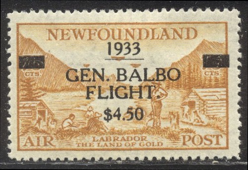 NEWFOUNDLAND #C18 Mint VF - 1933 Balbo Flight | eBay