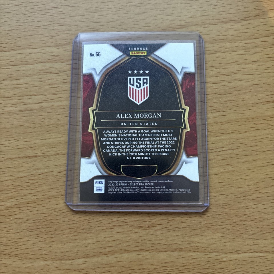 Alex Morgan 2022-23 Panini Select FIFA TERRACE LEVEL Card #66 USA ...