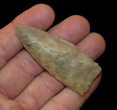 ARCHAIC LANCEOLATE OKLAHOMA INDIAN ARROWHEAD ARTIFACT COLLECTIBLE RELIC ...