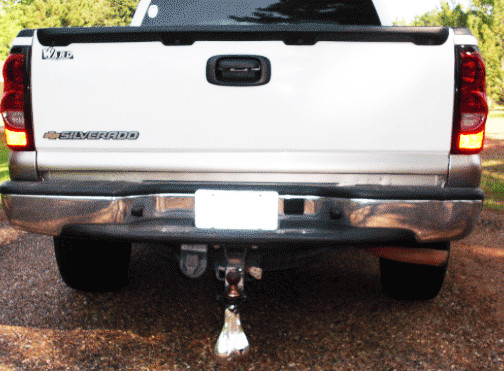 Charcoal Gray Truck Nutz Bumper Rubber Heavy Balls Bull Nuts 8" Tall