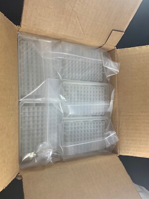 CORNING 2mL Clear Assay Block Deep 96-Well Plate V-Bottom Sterile 3960 ...