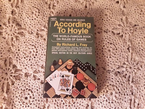 Vintage 1970 According To Hoyle Paperback Card Game Rules | eBay