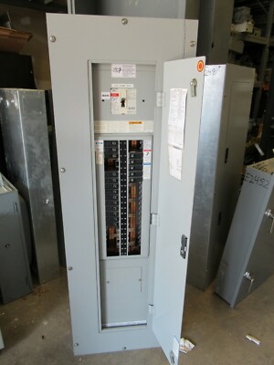 Cutler Hammer PRL1A Panelboard ED3125 MAIN BREAKER 120/208V 3PH4W 42CT ...