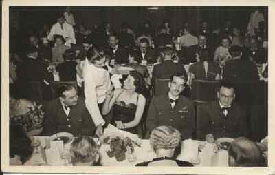 Military, RAF formal dinner, photo postcard, unknown location, nice ...