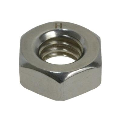 Pack Size 20 Stainless G304 Hex Standard 3/8" BSW Imperial Coarse Nut ...