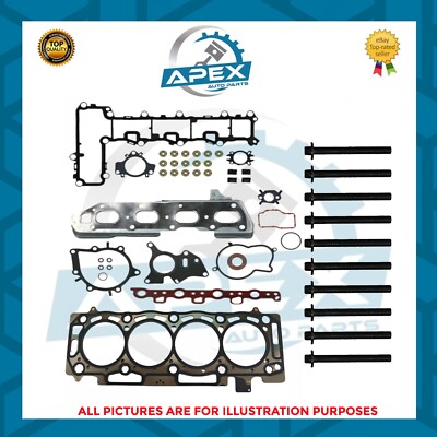 HEAD SET WITH HEAD GASKET & HEAD BOLTS FOR CITROËN & PEUGEOT 2.0 HDI ...