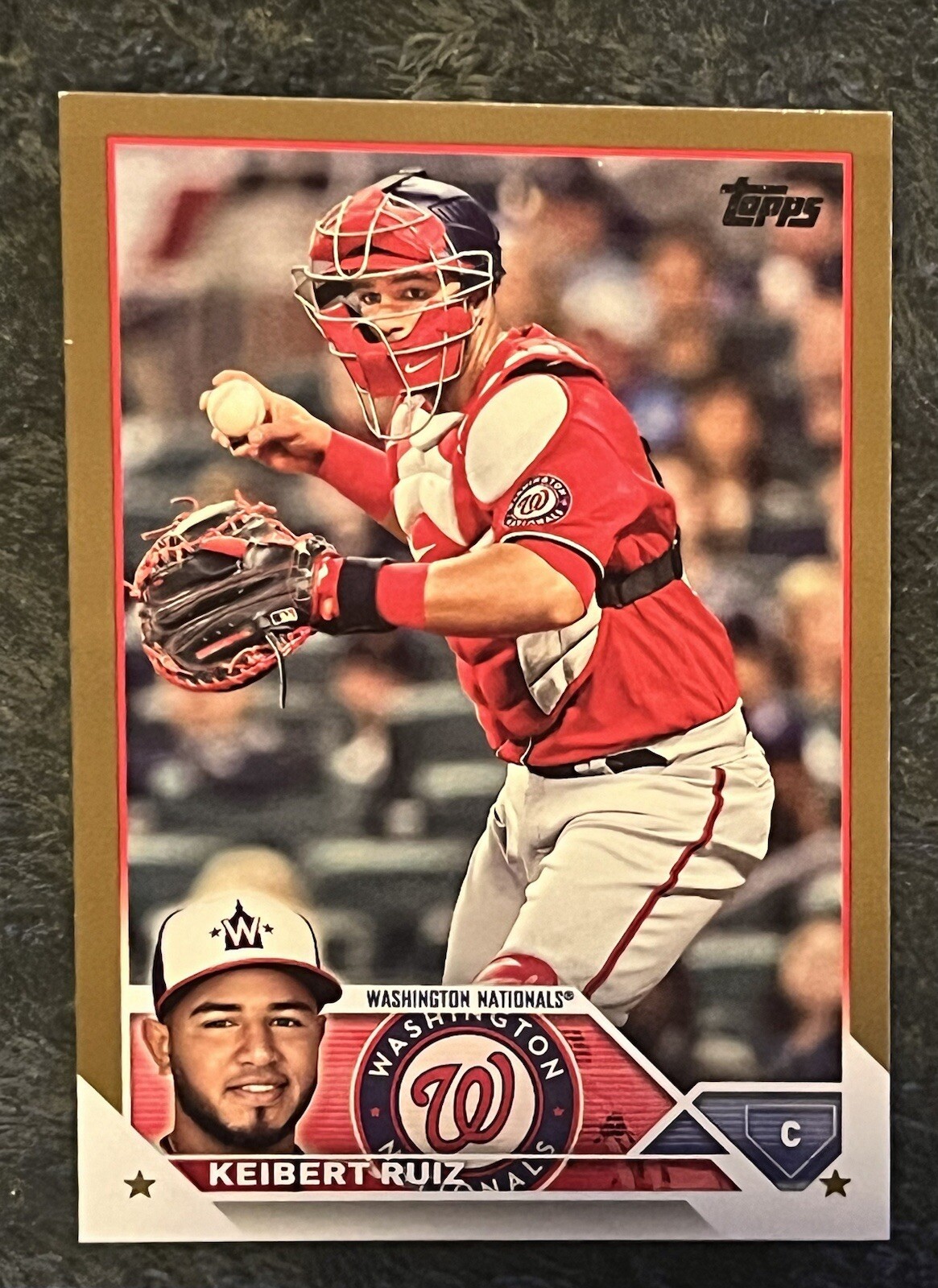 2023 Topps Series 1 Keibert Ruiz Gold Border Short Print Parallel #’d ...