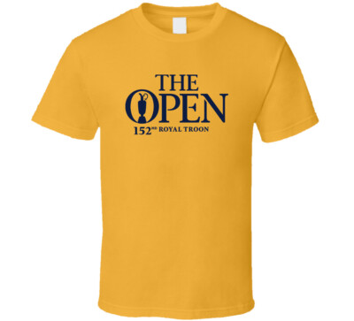 The Open 152nd Royal Troon Golf T Shirt | eBay