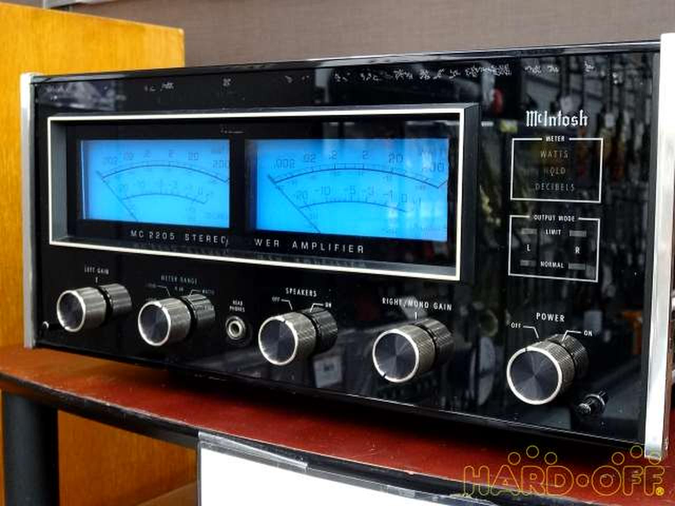 MCINTOSH MC2205 Stereo Power Amplifier Color Black Released In 1975 ...