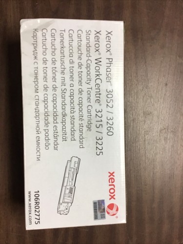 106R02775 New Genuine Xerox Black Toner Cartridge Phaser 3052 3260 WC ...