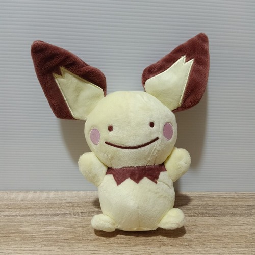 Pokemon Center Ditto Transform Pichu Plush Doll Toy 2016 Official Japan ...