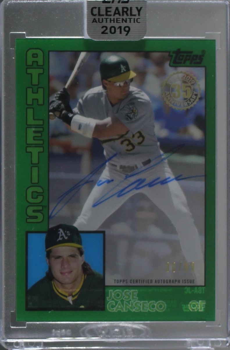 2019 Topps Clearly Authentic Autographs - 1984 Design Green #TBA-JC ...