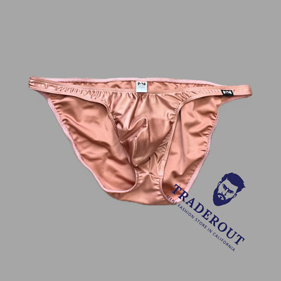 N2N Bodywear Men blush pink sexy wet swim micro bikini swimwear ...