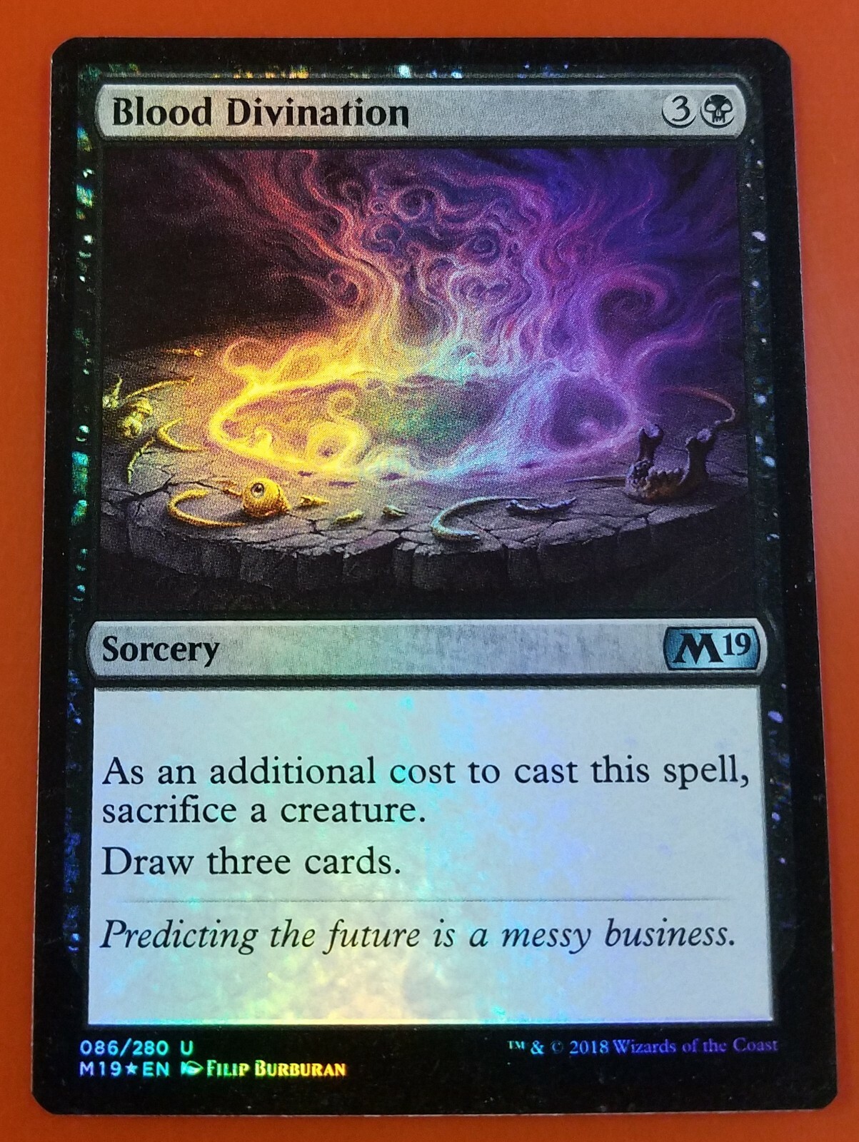 1x Blood Divination | FOIL | M19 Core Set 2019 | MTG Magic Cards | eBay
