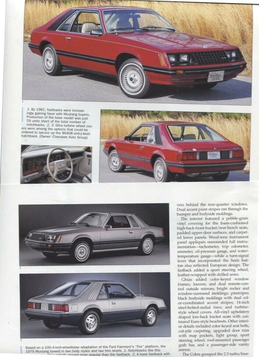 1980 Mustang Fastback