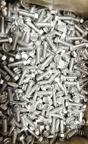 1500 PCS HEX WASHER HEAD ROLLING THREAD BOLTS ZINC PLATED | eBay