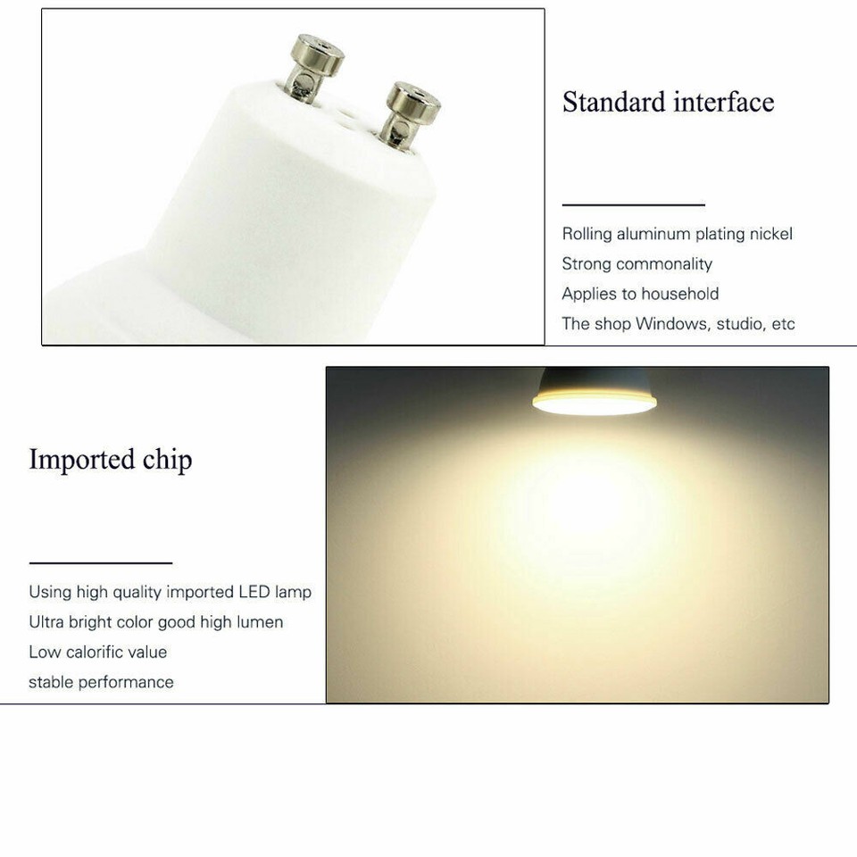 1PC LED Spotlight 6W 220V E27 E14 MR16 GU10 Home Light Energy Saving ...