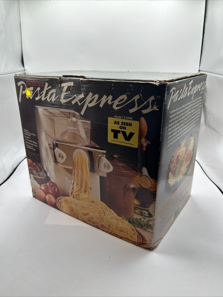 CTC Deluxe Pasta Express Electric Pasta Machine- 12 Heads, Tape ...