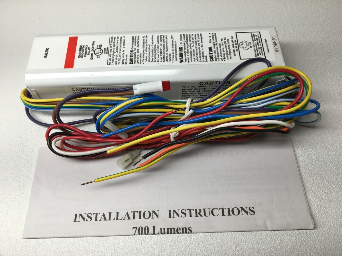 Fluorescent Emergency Ballast Fluorescent Emergency Ballast 700 Lumens