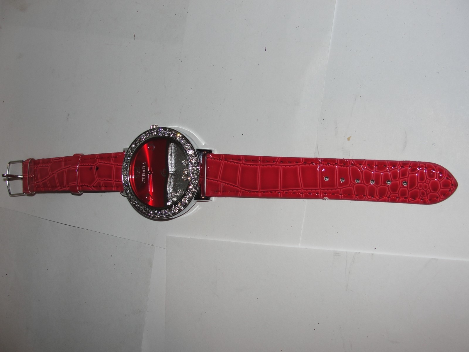 STRADA RED WRIST WATCH | eBay
