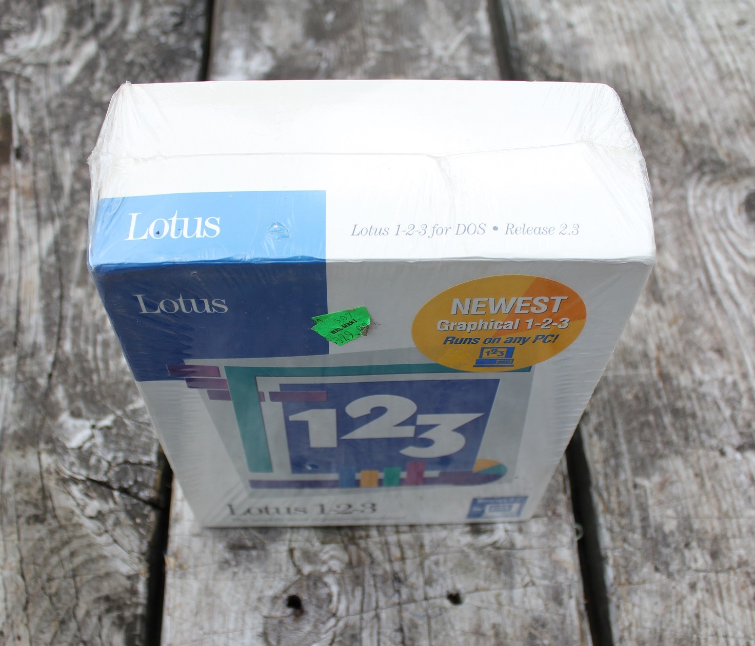 Lotus 123 Spreadsheet Software DOS Ver. 2.3 Retail Sealed Box - Rare ...