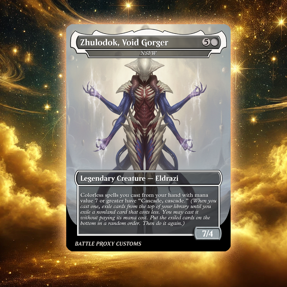 Zhulodok,Void Gorger - Custom Proxy Card (NSFW) | eBay