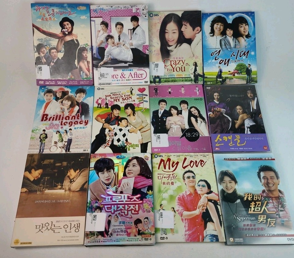 Lot 12 Korean K-Drama DVDs Romantic Comedy All W/ English Audio And/Or ...