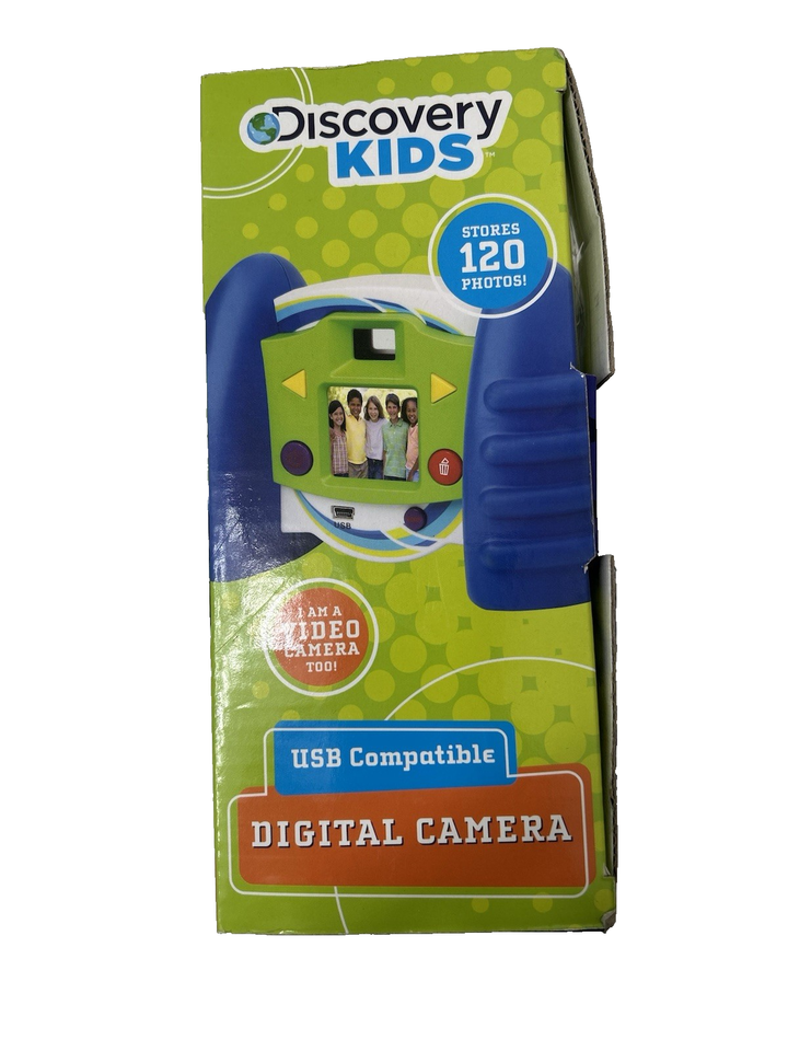 Discovery Kids Digital Camera/Video USB Compatible 120 Photos 3+ New ...