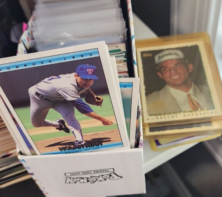 Selling Sports Card Collections - 1 PSA Slab, Stars, Rookies, 2 LBS of ...