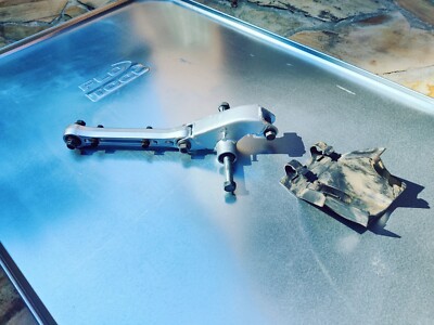 KAWASAKI KX60 85-88 & 90-03 OEM REAR SHOCK LINKAGE LINKS Mount + Rubber ...