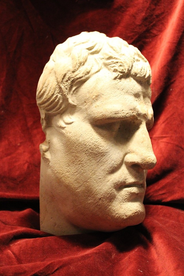 Greek Roman Head Caproni Style Plaster College Caesar Mythology God ...