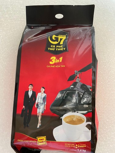 Trung Nguyen G7 Instant Coffee - 3-in-1 Roasted Ground Blend with ...