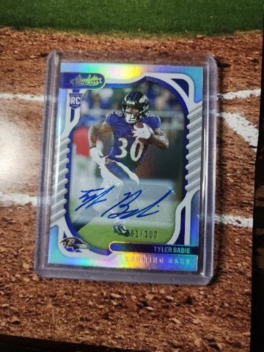 2022 Absolute Tyler Badie Spectrum Rookie Autograph Auto RC /100 ...