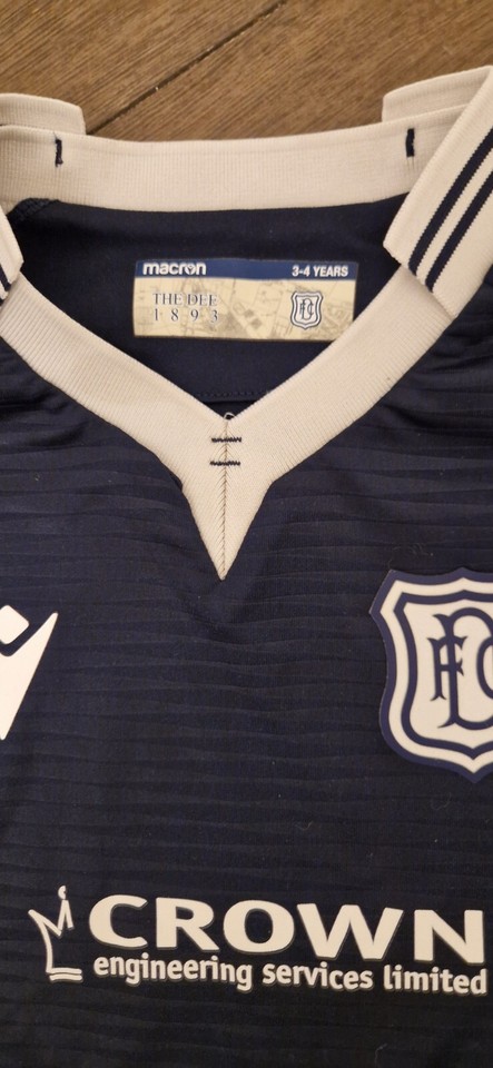 Scottish Kids 3-4 Dundee FC Macron Football Shirt & Shorts Scotland | eBay