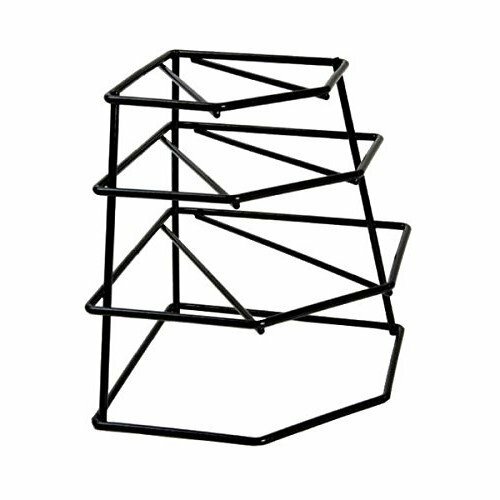 Corner Plate Stand Rack 4-Tier Saucer Dish Stacker Holder Storage Heavy ...