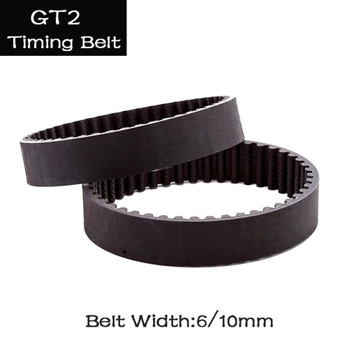 GT2 Timing Belt Closed Rubber Belts 6mm 10mm Width Power Drive Belt ...