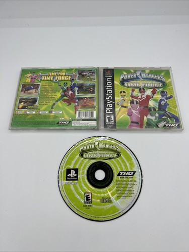 Power Rangers: Time Force Black Label PlayStation 1 PS1 Saban's Read ...