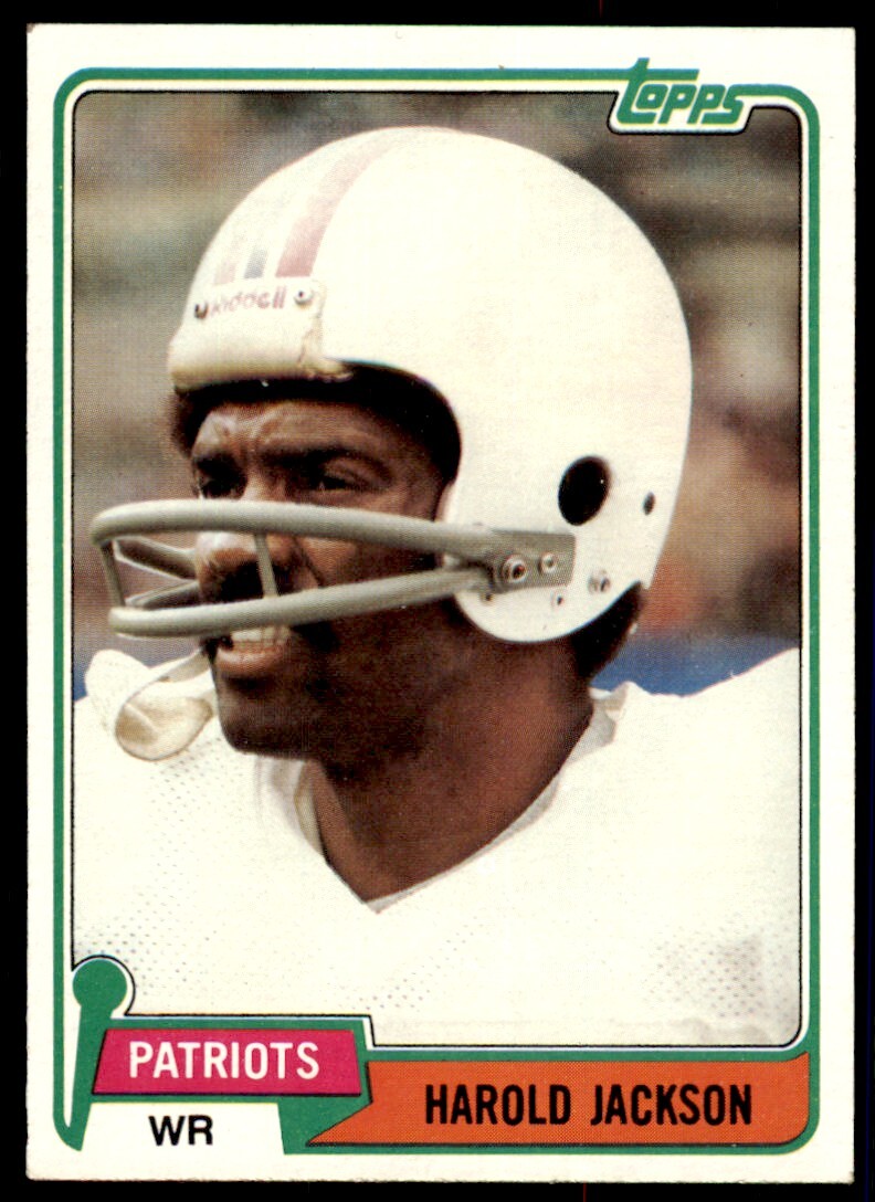 1981 Topps NFL Harold Jackson . New England Patriots #311 | eBay