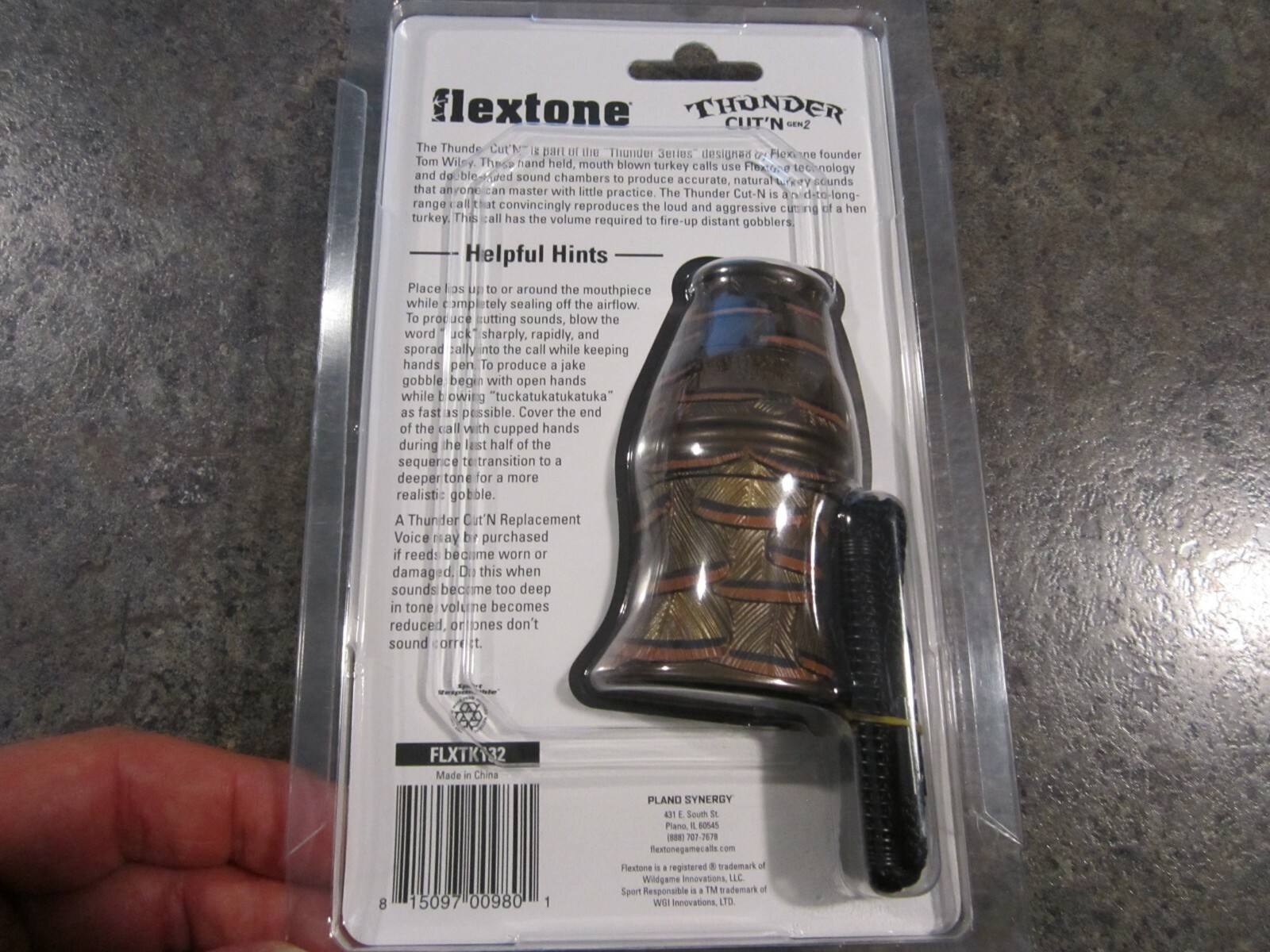 Flextone Thunder Cut'n Generation 2 Turkey Call Model Flxtk132 for sale ...