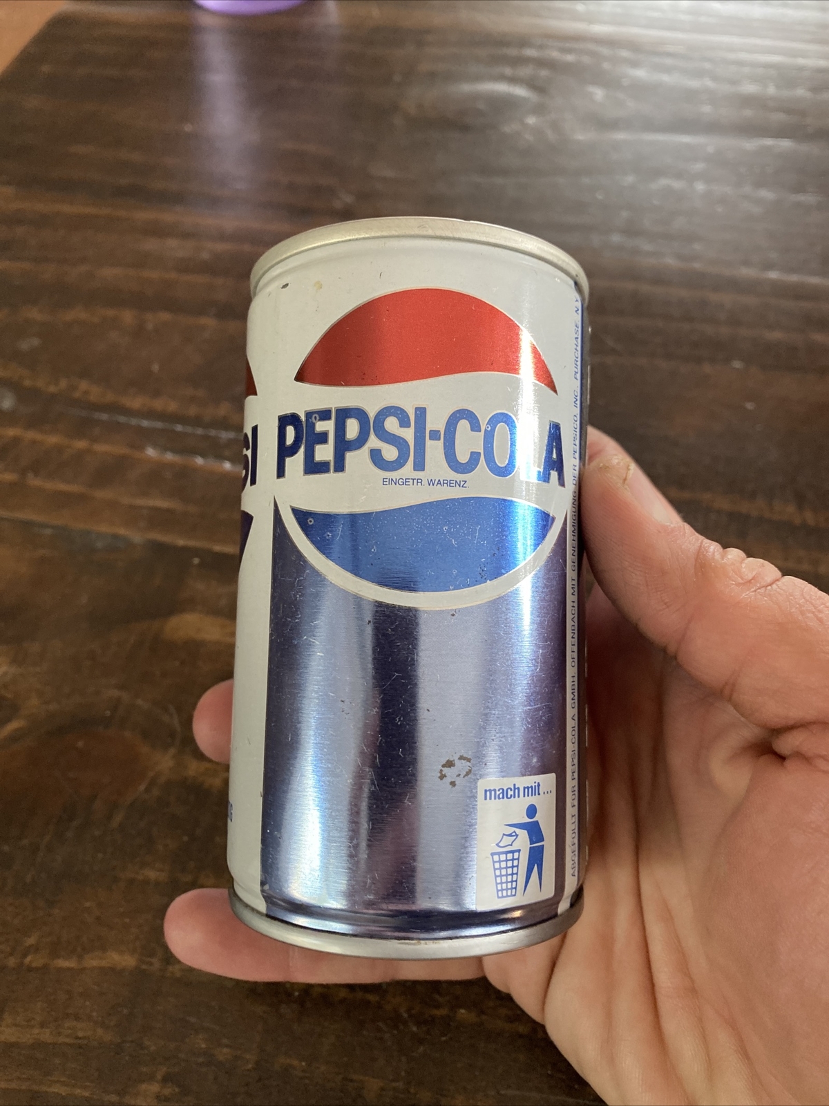 Pepsi Cans From The 1960s