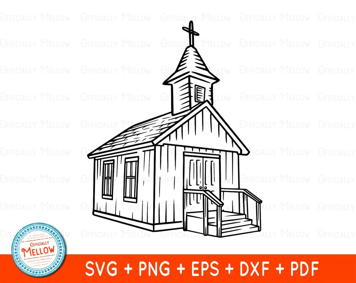 Church Clipart Black And White