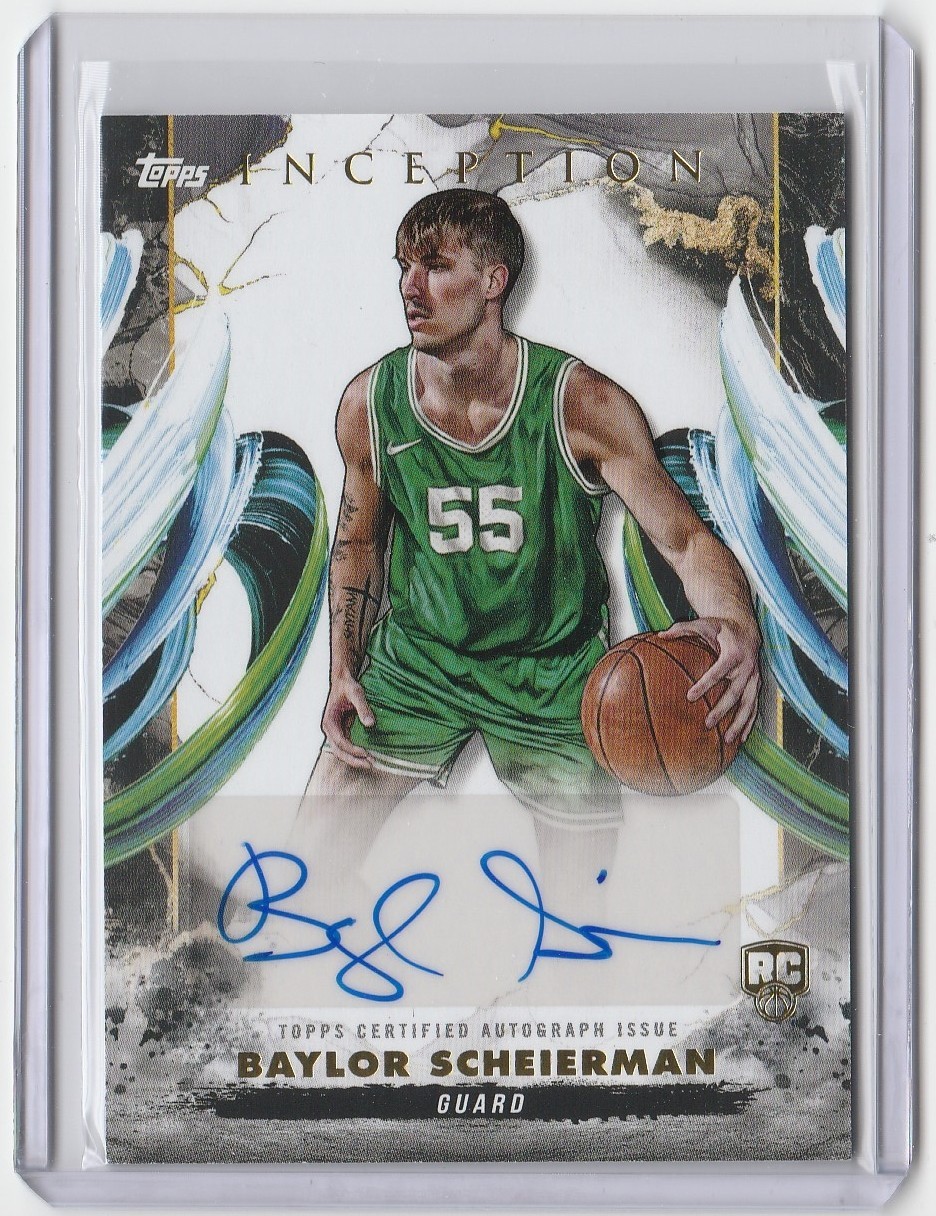 Baylor Scheierman 2024 Topps Inception #RJR-BS Rookie Jumbo Relic ...
